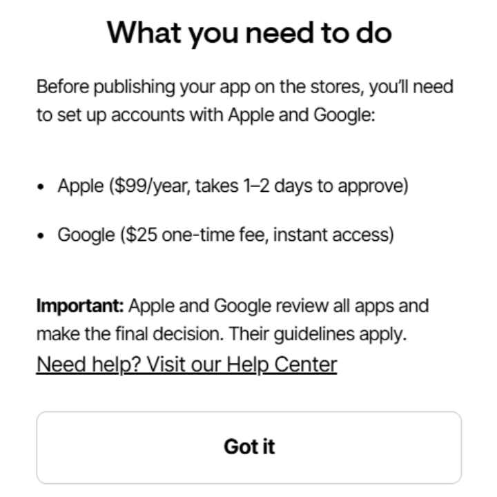 How to set up your Google App