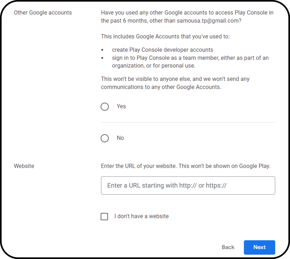 How to Set up a Google Developer Account?