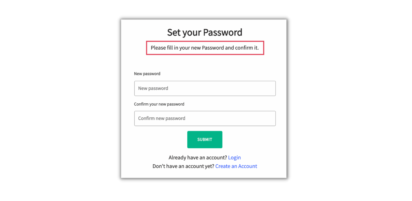 How to update my password?